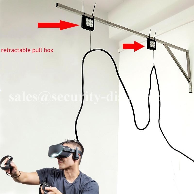 Retractable Long Wire Anti-Theft Cable Pull Box VR Head Special Line ...