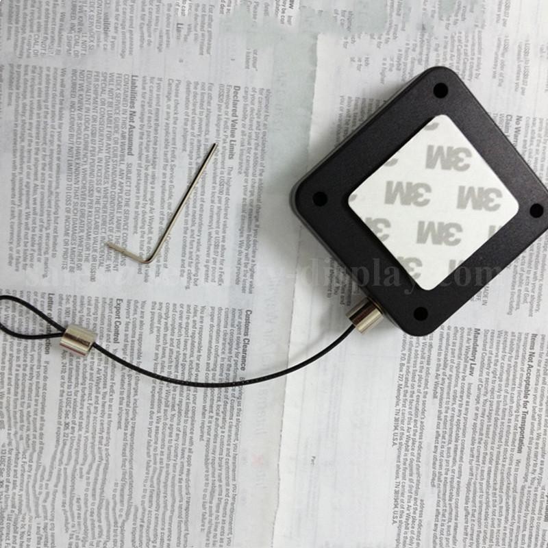 Square Retracting Multi-Purpose Security Tether With Adjustable Lasso End