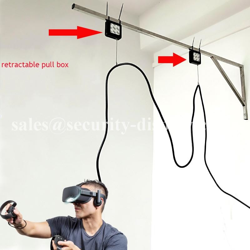 Retractable Long Wire Anti-Theft Cable Pull Box VR Head Special Line ...