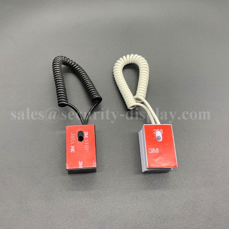 Security Display Coiled Pull Box Retractor Tether For Dummy Phone